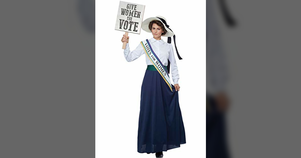 Women's Suffragette Costume for Halloween, Events, Protest