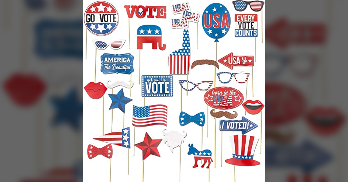 Make Your Election Day Event Memorable: Political Photo Prop Set